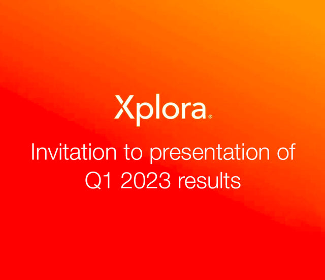 Xplora Technologies AS - Invitation to presentation of Q1 2023 results – Xplora UK
